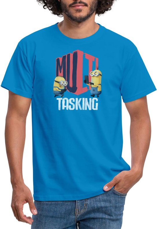 Minions Dave En Kevin Multitasking T-Shirt Heren | bol