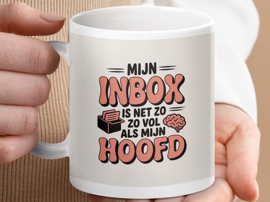 Mok Mijn Inbox Is Vol, Grappige Mok, Kantoor Mok, Humor Mok, Cadeau Mok ...