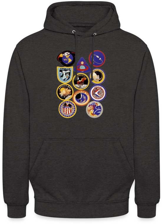 NASA Apollo-missie-insignes Hoodie Unisex | bol