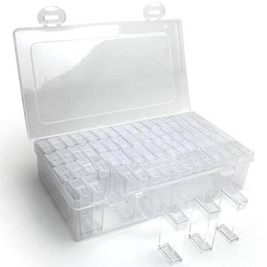 Diamond Painting Container Storage Box - Transparent Organizer for ...