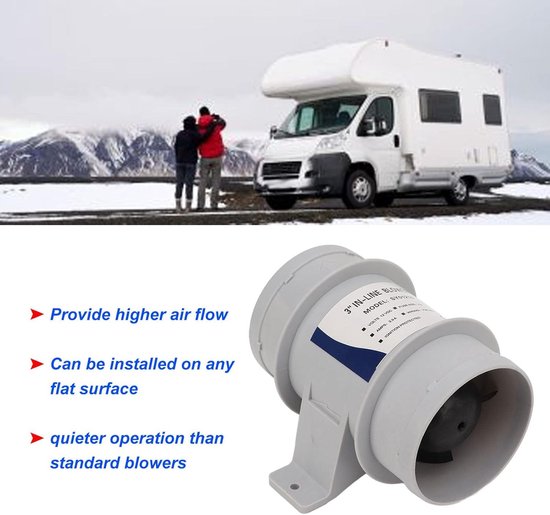 Boot Yacht Reserveonderdelen - Inline Blower Fan - Marine Blower - 12V ...