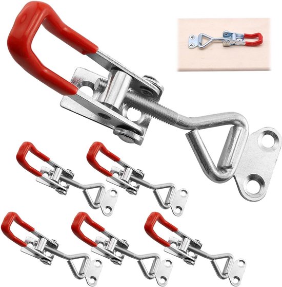 6Pcs Metal Tension Clasps - Latch Metal Clamps - Lever Clasp Box ...