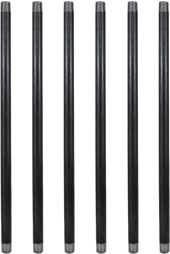 Voorgesneden 1/2 inch metalen buis 36 inch - zwart - ideaal voor ...