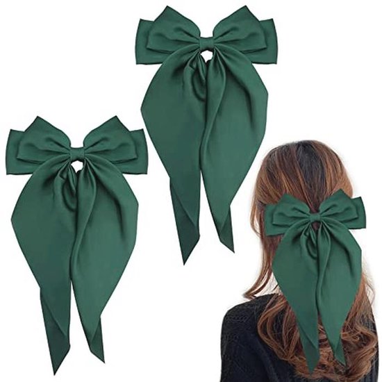 Grote Strik Haarclips - Set van 2 in Diverse Kleuren | bol