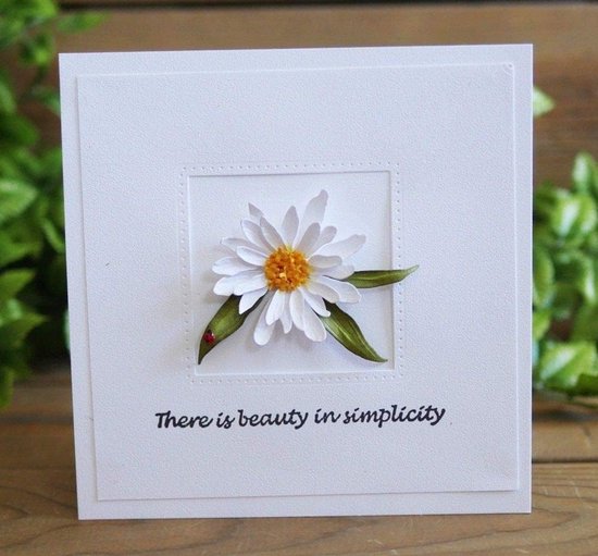 Madeliefje Bloemen Snijmallen voor Kaarten Maken - Metalen Stansmessen ...