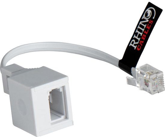 RJ11 naar BT Adapter Plug voor Telefoons - Converteer RJ11 naar BT Jack ...