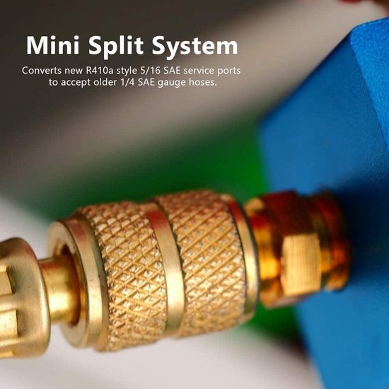 Allecta - Adapter Kit voor R410A Mini Split Systemen, 5/16 Vrouwelijke ...