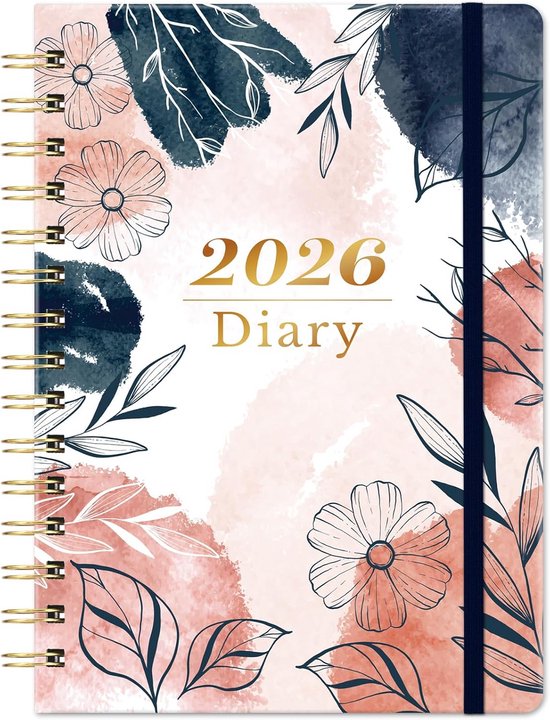 Dagboek 2026 Weekoverzicht A5 - Jaarplanner | bol