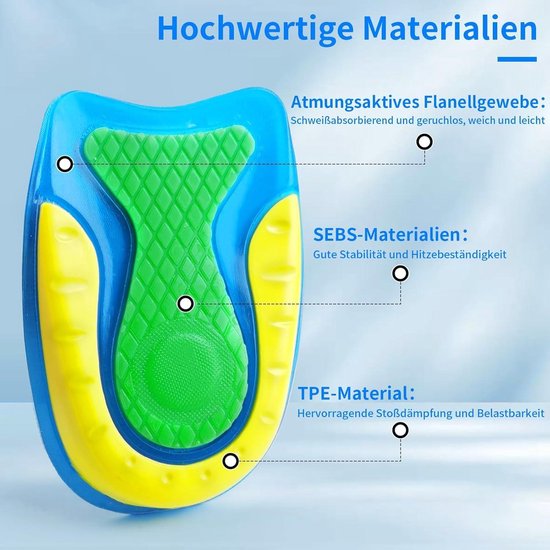 Cosensi - Hielkussen inlegzolen voor plantaire fasciitis en hielspoor ...