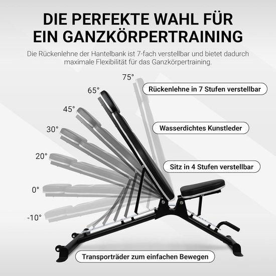 Multifunctionele Verstelbare Halterbank voor Krachttraining Thuis en ...