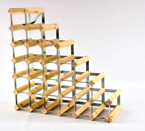 Houten Wijnrek Onder Trap - Stevig & Volledig Gemonteerd | bol