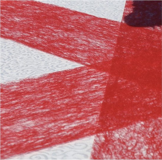 Tafelloper Vlies 25 Meter Rood Bloemenpatroon Decoratie Bruiloft ...