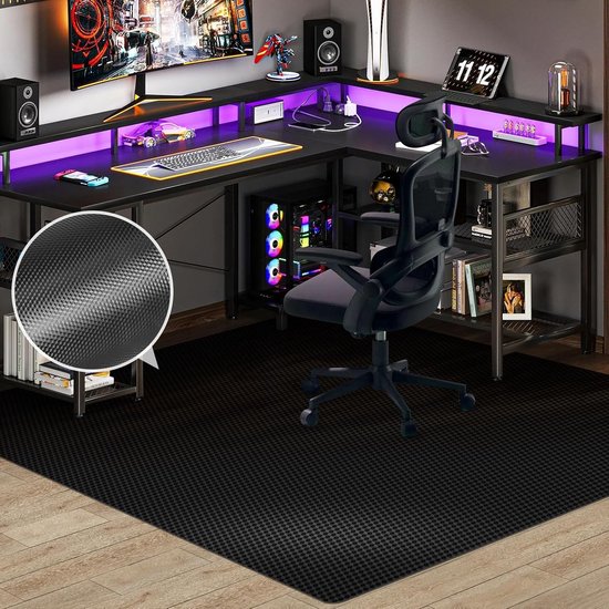 Waterdichte Bureau- en Stoelmat 127x152 cm voor Harde Vloeren | bol