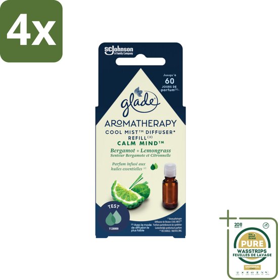 Glade – Aromatherapy Mist Diffuser Navulling – Calm Mind – 17,4 ml ...