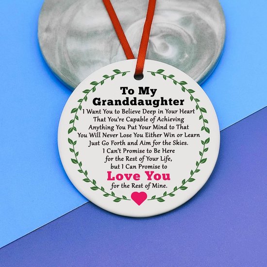 Inspirerend Keramisch Ornament Cadeau voor Kleindochter | bol