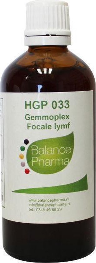 Balance Pharma Gemmoplex Hgp033 Focale Lymf - 100 ml | bol.com