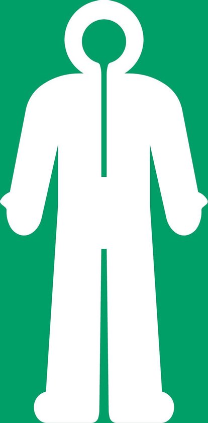 Pictogram bordje Overlevingskleding | 150 * 150 mm | verpakt per 2 ...