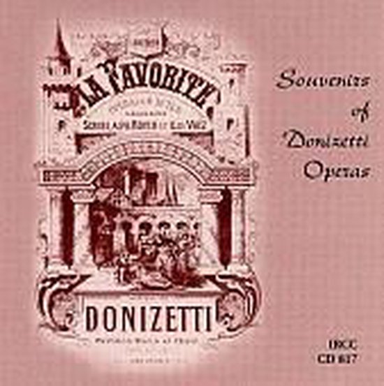 Souvenirs of Donizetti Operas: Rare Recordings, various artists | CD ...