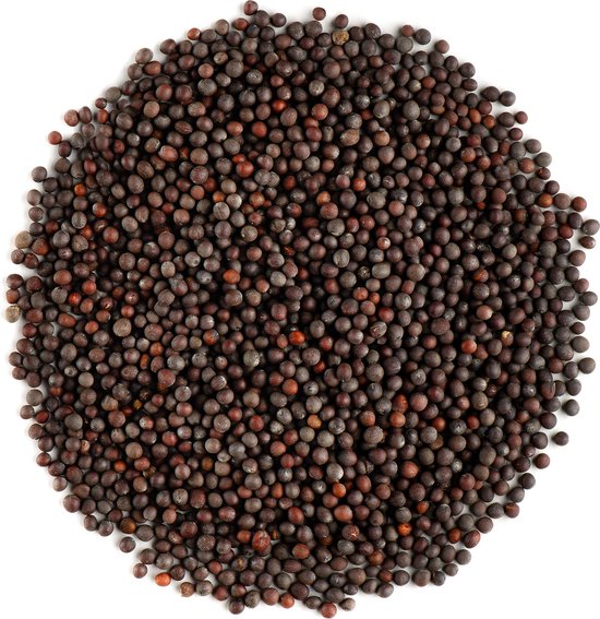 Zwarte Mosterd Zaden Geheel Bio - Bruin Mosterd Zaad Kruidig Ingrediënt ...