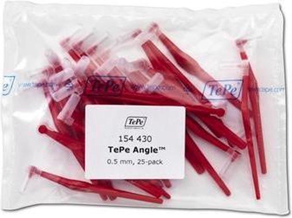 Tepe Angle Rood 0,50mm 3 x 25 Stuks - Voordeelverpakking | bol.com
