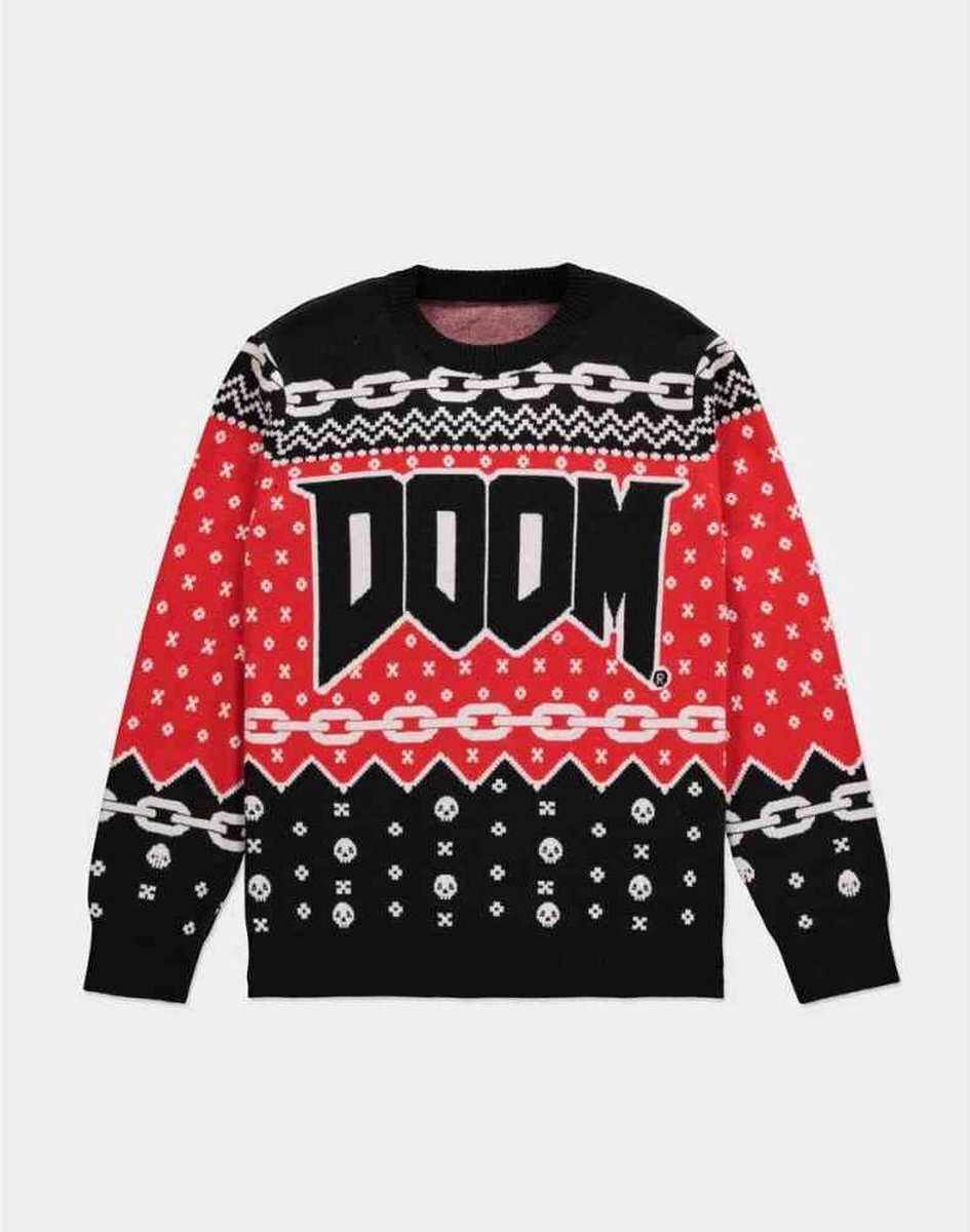 DOOM - KNITTED CHRISTMAS JUMPER - 2XL | bol.com