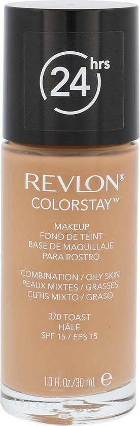 Revlon Colorstay Foundation - 370 Toast (Oily Skin) | bol