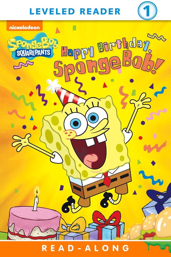 SpongeBob SquarePants - Happy Birthday, SpongeBob! Read-Along Reader ...