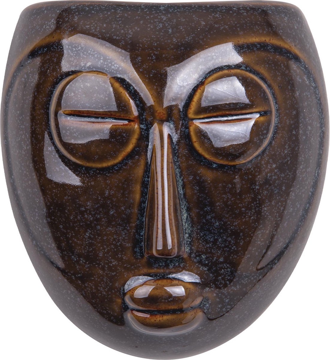 Wall plant pot Mask glazed | bol.com