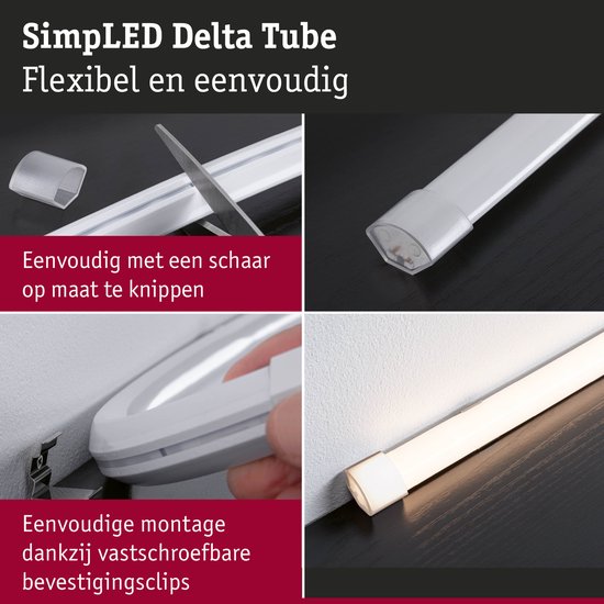SimpLED LED Strip Delta Volledige set 5m gecoat 18W 660lm/m 3000K | bol