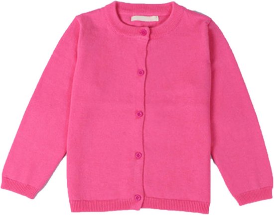 Gebreid Vest voor Meisjes en Kinderen, Zachte Cardigan met Lange Mouwen ...