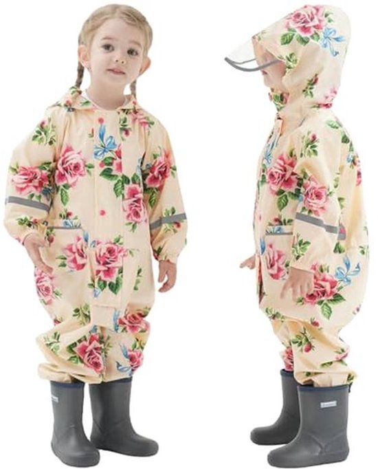 Waterdicht kinder regenpak voor jongens en meisjes 1-10 jaar met leuke ...