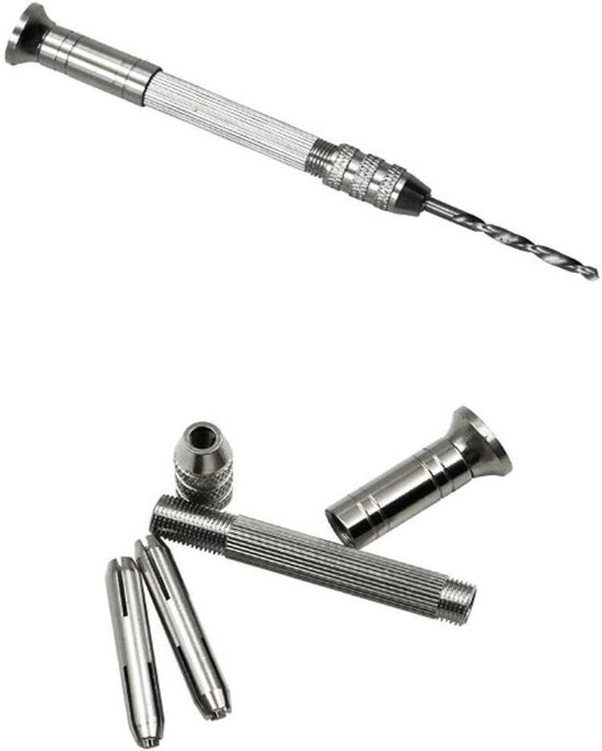 JGS Premium - Precision Pin Vise Handboorset met 10 Stuks Boorkoppen voor Precisie... | bol