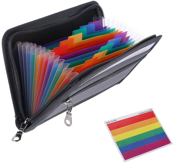 Uitvouwbare map a5 mappen tas voor mappen documenten reisdocumenten ...