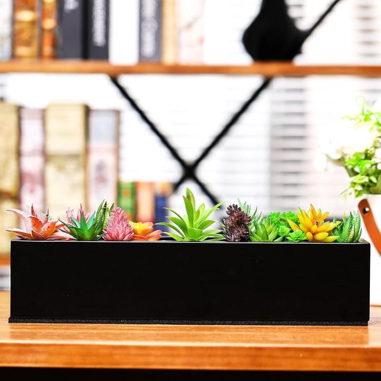Long Rectangular Planter Window Sill Planter Metal Indoor Water Pot ...