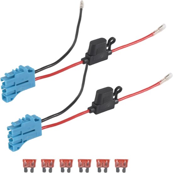 Set van 2 12 AWG kabelboomstekkers voor Peg-Perego 12 Volt SLA batterij ...