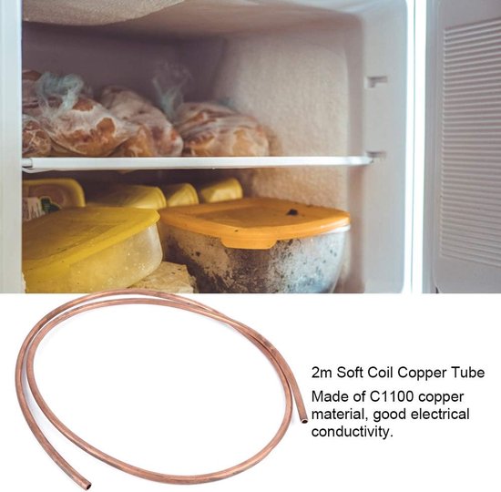 Copper tube, soft coil tube T2 Corrosion resistant OD 10mm ID 8mm C1100 ...