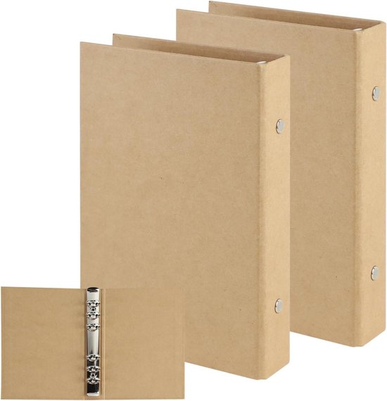 Allecto Plus - Ringband 2 Stuks A6-ringmap Met 6 Ringen - Voorbladen ...