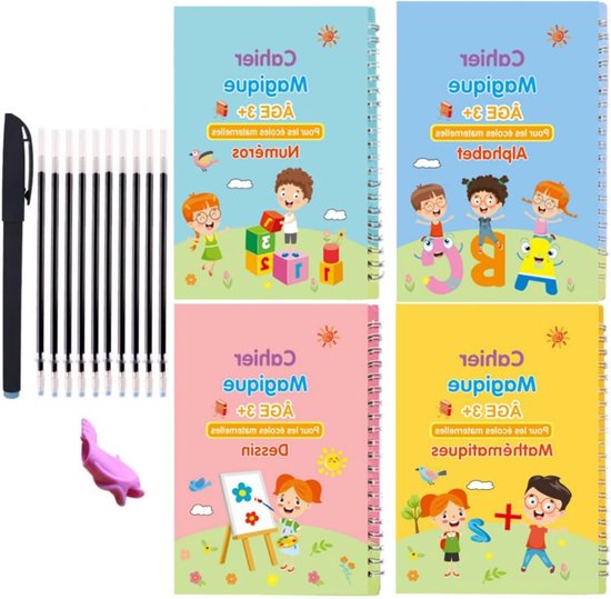 JGS Premium - Magisch Boek om te Leren Schrijven voor Kinderen ...