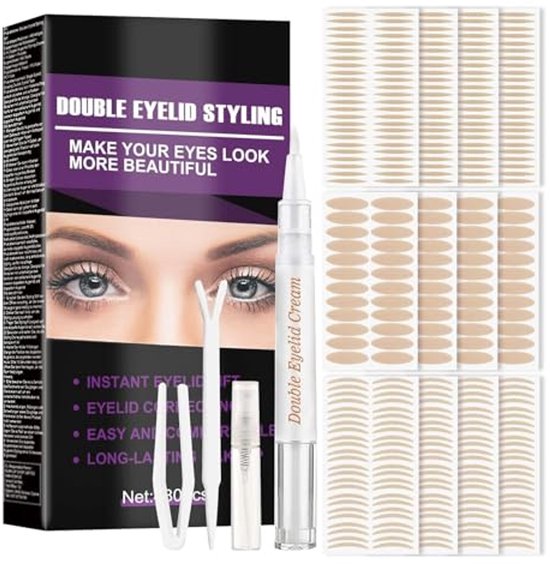 TRANKIELO® – 480 Stuks Ooglidstrips voor Hangende Oogleden ...