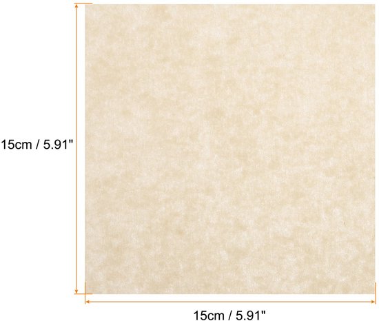 QUARKZMAN 100 vellen bakpapier 15 x 15 cm Deli-papiervellen Vetvrij ...