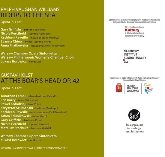 Gustav Holst: At the Boar's Head/..., Williams | CD (album) | Muziek ...