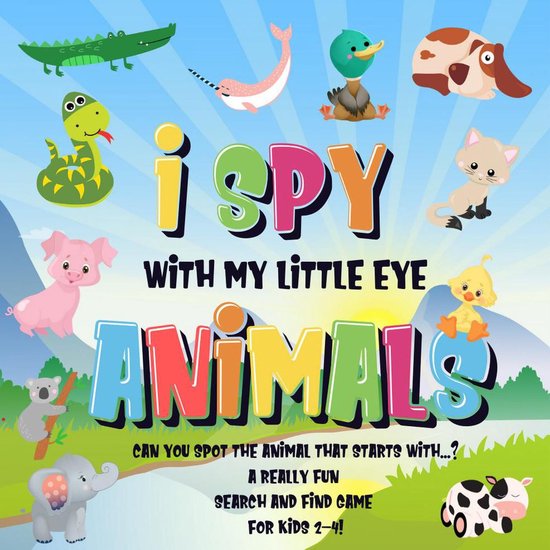 I Spy Books for Kids 2-4 2 - I Spy With My Little Eye - Animals Can You ...