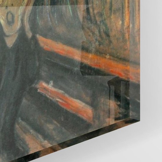 De Schreeuw, Edvard Munch - Foto op Plexiglas - 30 x 40 cm | bol.com
