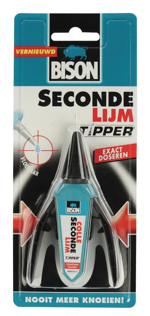 Bison Tipper secondelijm vloeibaar 3 g | bol