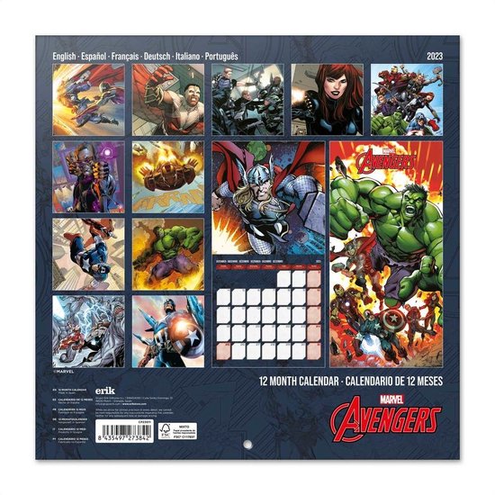 Marvel Avengers Kalender 2023 | bol.com