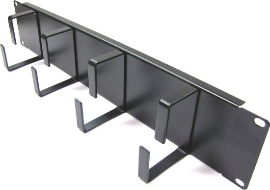RackMatic - Kabelgeleidingspaneel voor 19-inch 2U-rackkast met 4 ringen ...
