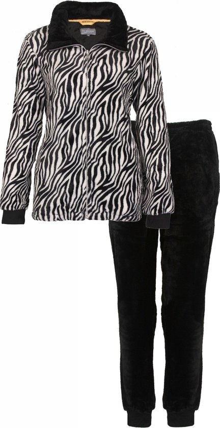 Irresistible Dames Huispak - Fleece - Zwart - Maat XXL | bol