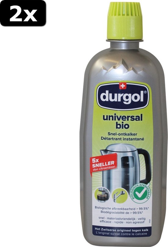 2x Durgol Universeel Bio Ontkalker 500 ml | bol.com