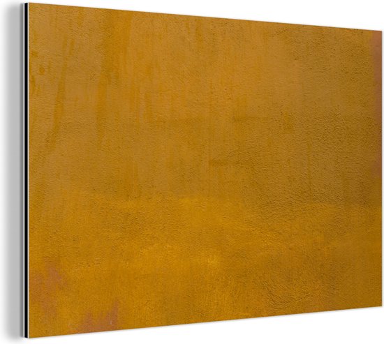 Wanddecoratie Metaal - Aluminium Schilderij Industrieel - Gepleisterde ...