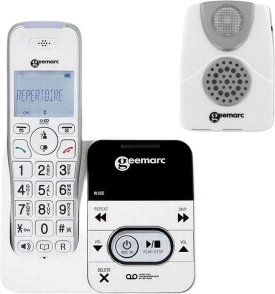 Vaste telefoon voor senioren Geemarc 295 met ringversterker | bol